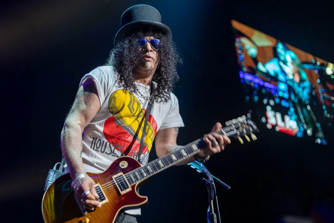 Slash dio un show arrollador en el Movistar Arena - Estación K2